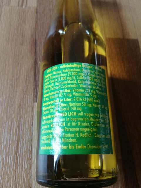 RED BULL FAKE Red lich Energy drink Flasche Voll Full RAR Can 250ml ...