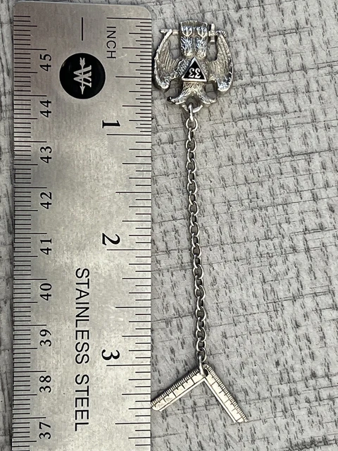 SCOTTISH RITE 33 Degree with Compass In Sterling Silver, Seattle ...