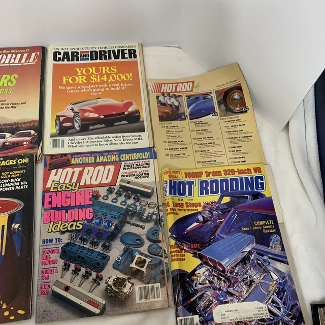 VINTAGE LOT 10 Hot Rod Magazines 1970s, 80s, 90s. Mixed Lot Some Centerfolds £7.99 - PicClick UK