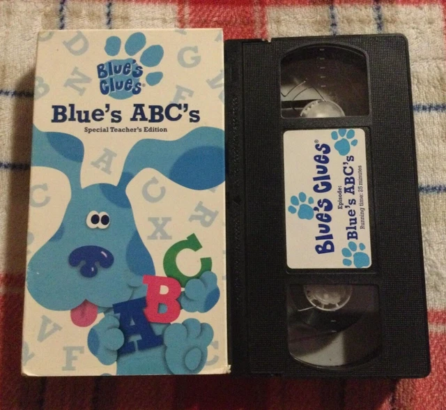 BLUE'S CLUES: BLUE'S ABC'S (Special Teacher's Edition) | VHS TAPE ...