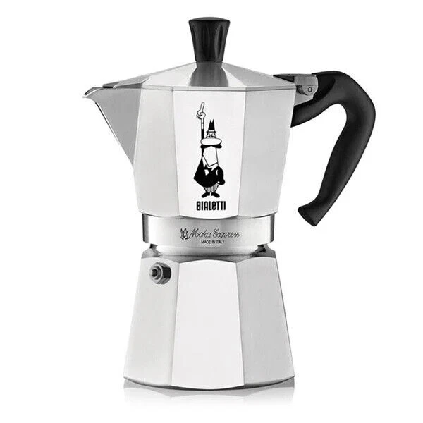 BIALETTI MOKA EXPRESS Stovetop Coffee Maker, 1-18 Cup Aluminum - Made ...