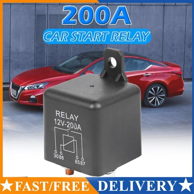 12V 200 AMP Split Charge/Winch Relay Car Van Boat Marine Mower Starter ...