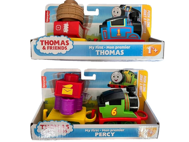 THOMAS & FRIENDS Toddler Toy My First Thomas Percy Nia Bundle (3 Trains ...
