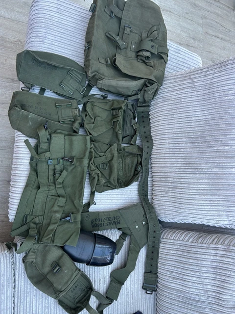 BRITISH ARMY 1958 Pattern Webbing, complete set Almost Mint, mostly ...
