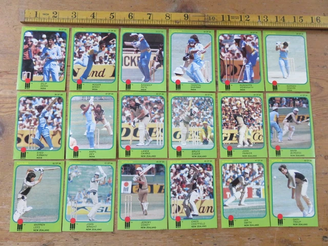 VINTAGE AUSTRALIAN SCANLENS Wsc Cricket Collector Cards $25.00 ...