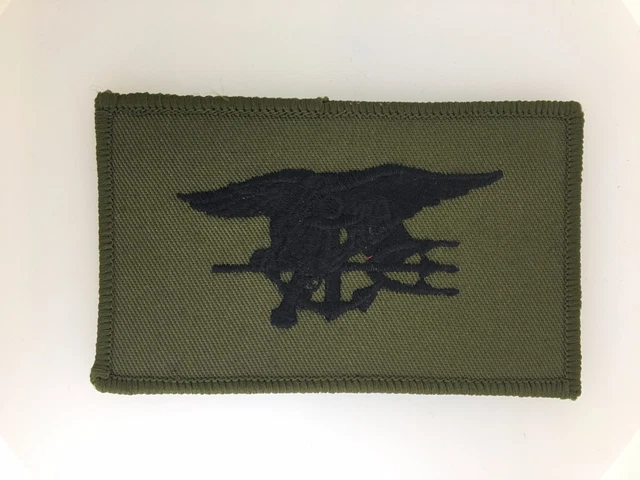 AMERICAN U.S. NAVY Special Forces SEAL Team Trident Cloth Badge Patch £ ...