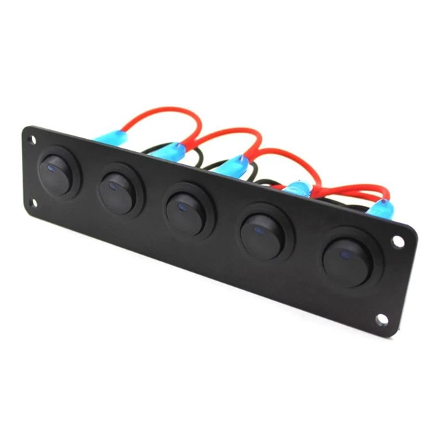 SWITCH CONTROL ROCKER Switch Panel Waterproof Toggle Switches Power ...