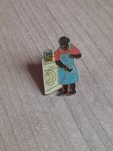 PINS LESSIVE OMO Logo singe linge Pin's vintage collection Années 1990 ...