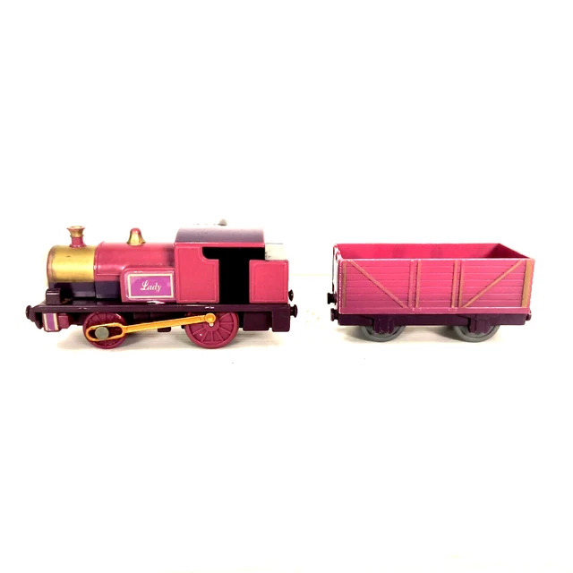 THOMAS TRACKMASTER LADY Train & Wagon Battery Operated Motorised TOMY ...