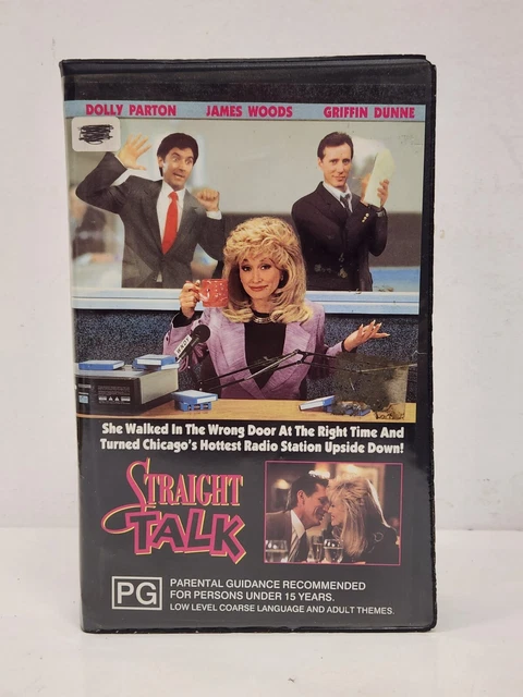 STRAIGHT TALK VHS Dolly Parton Tape Black Clamshell PAL $33.50 ...
