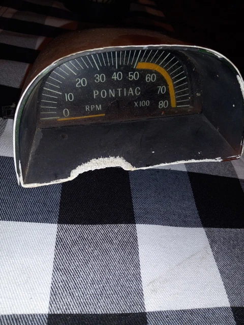 1967 PONTIAC GTO Firebird GM Hood Tach Tachometer 400 428 HO 2+2 4 ...