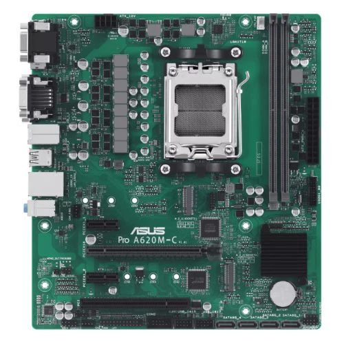 ASUS PRO A620M-C-CSM - Corporate Stable Model, AMD A620, AM5, Micro ATX ...