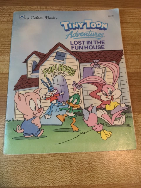 Tiny Toon Adventures Lost In The Fun House Golden Book Looney Daffy 2113
