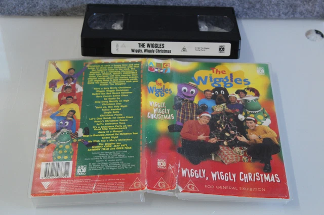THE WIGGLES WIGGLY, Wiggly Christmas 1997 VHS Video Tape ABC $24.95 ...