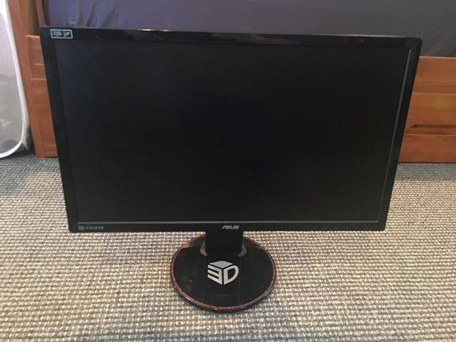 ASUS VG248QE 24& Full HD 1920x1080 144Hz 1ms HDMI Gaming Monitor $125. ...