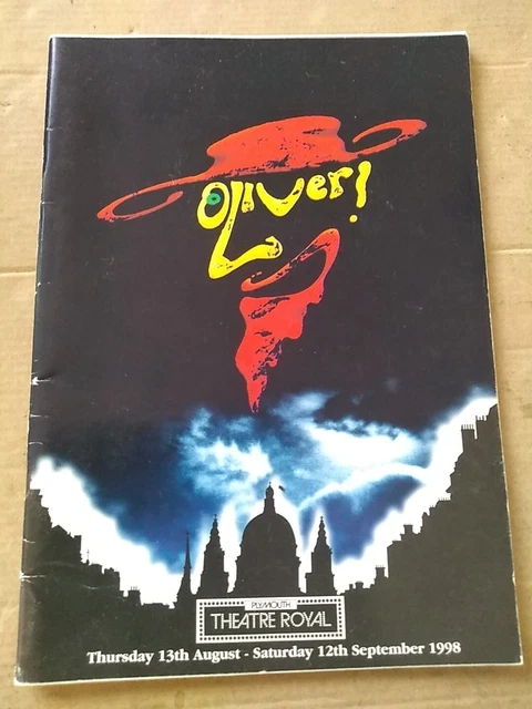 OLIVER PLYMOUTH THEATRE royal programme 1998 £3.68 - PicClick UK