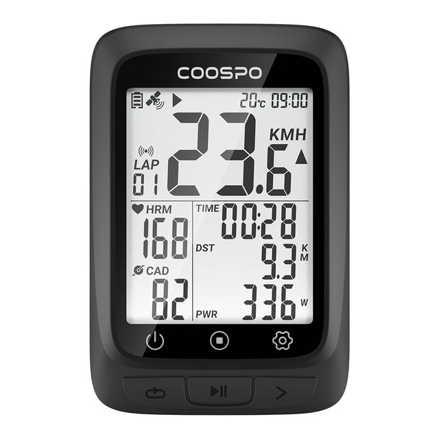 VELOCÍMETRO ODÓMETRO INALÁMBRICO para bicicleta COOSPO BC107 GPS ...