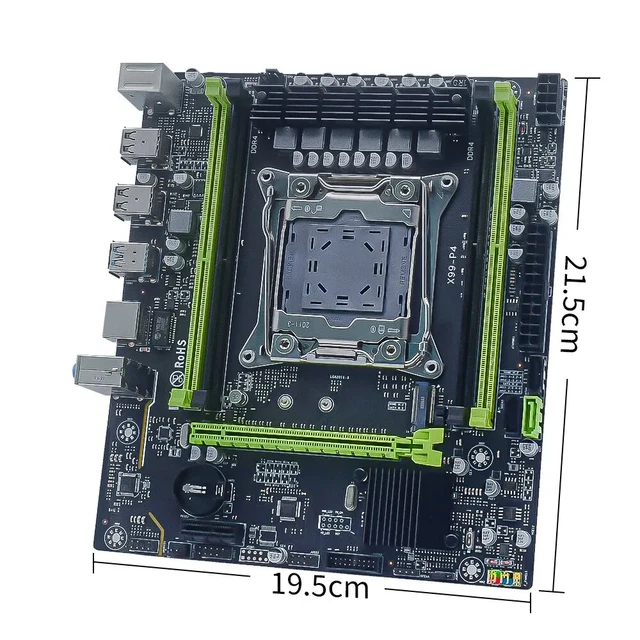 X99 P4 INTEL LGA2011-3 DDR4 M.2 NVMe Motherboard + E5 2680 CPU + 16GB ...