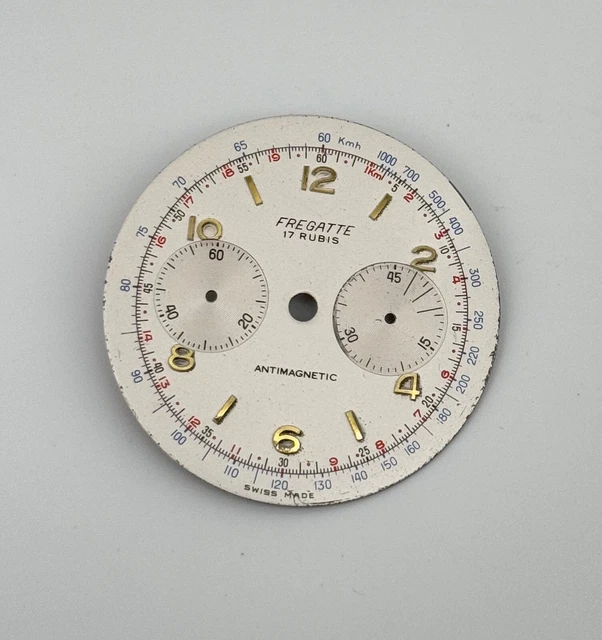 VINTAGE FREGATTE CHRONOGRAPH 17 Rubis Antimagnetic Watch Dial 34mm EUR ...