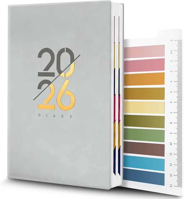2026 JOURNAL DIARY Notebook Planner with Sticker Memo A5 Monthly ...