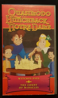 THE ADVENTURES OF Quasimodo The Hunchback of Notre Dame PAL VHS Video ...