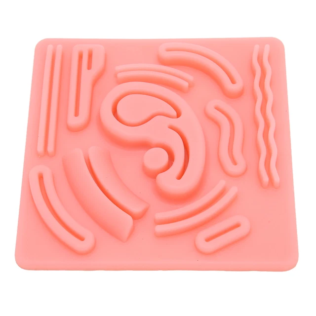 SILICONE LAPAROSCOPIC SUTURE Simulation Pad 3D Laparoscopic Suture Pad ...