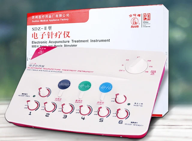 NUEVO ESTIMULADOR MUSCULAR Nervio Terapéutico Hwato SDZ-II Masajeador 6 Canales de Salida EUR ...