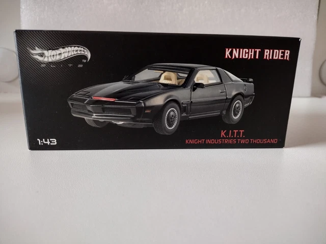 HOT WHEELS KNIGHT Rider 1:43 Elite K.i.t.t Rare 1/43 Scale Car $169.99 ...