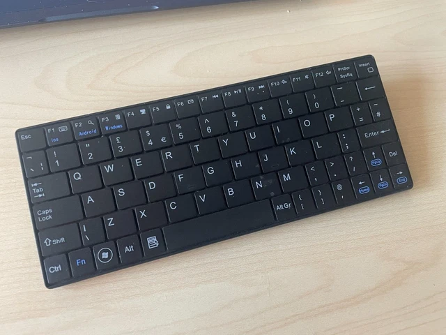 MAPLIN SUPER MINI Bluetooth Keyboard, A05NF iPhone IPad Android ...