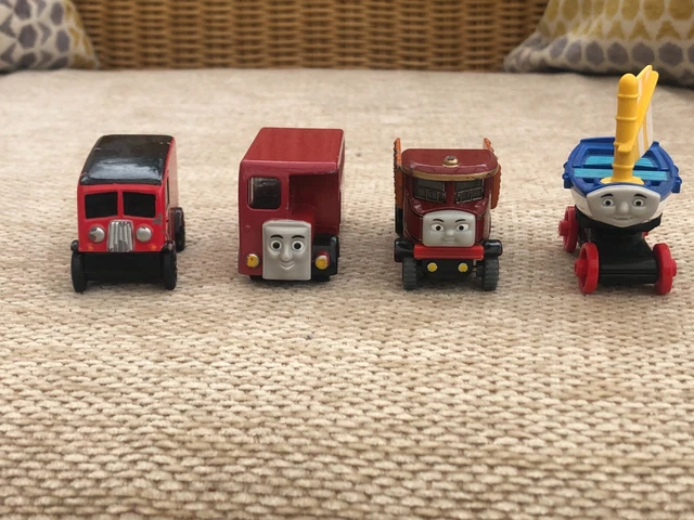THOMAS & FRIENDS Elizabeth, Skiff, The post van & Berty the bus ...