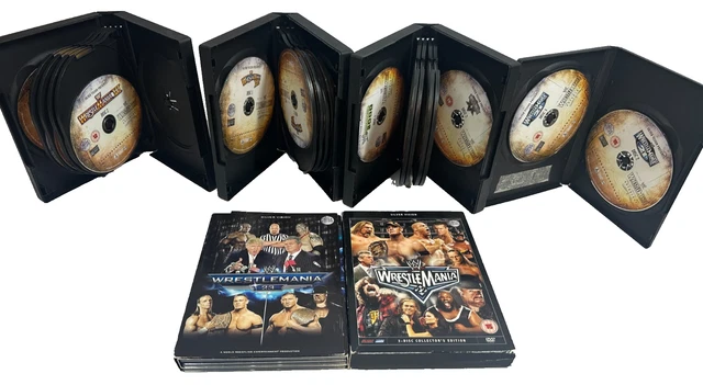 WWE DVD BUNDLE Wrestlemania 1 - 23 set *FREE POSTAGE* £37.03 - PicClick UK