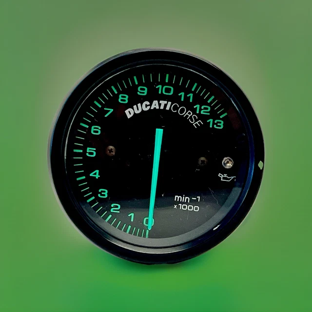 GENUINE DUCATI CORSE Tacho Tachometer Rev Counter Meter 748 996 998 ...