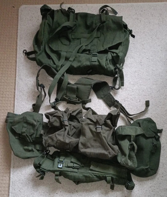 BRITISH ISSUE 58 pattern webbing Set , British 1958 Pattern Webbing EUR ...