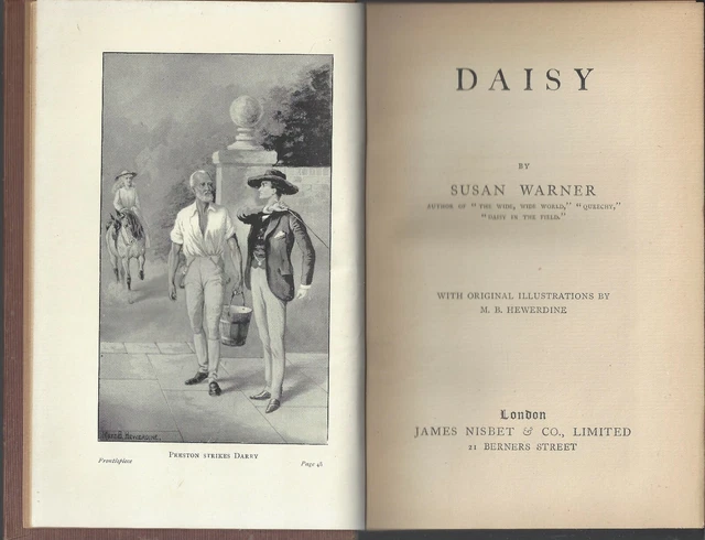 DAISY DI SUSAN Warner illustrazioni di MB Hewerdine pub James Nisbet ...