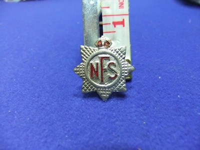 WW2 BADGE NFS national fire service home front war effort defence air ...