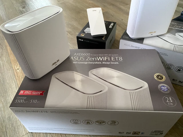 ASUS ZENWIFI ET8 (AXE6600 Triband Mesh WiFi 6E System) (2er- Set) EUR ...