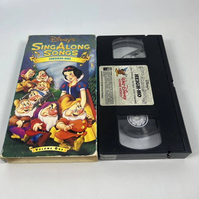 DISNEYS SING ALONG Songs - Snow White: Heigh-Ho (VHS, 1994) $24.74 ...