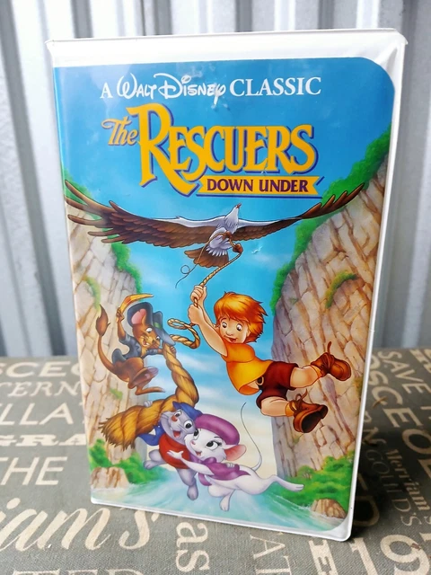 THE RESCUERS DOWN Under Walt Disney Classic Black Diamond Edition Rare ...