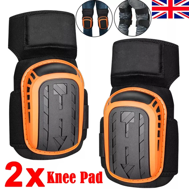 2PACK KNEE PADS Heavy Duty Gel Cushion Knee Protection Robust DIY Work ...