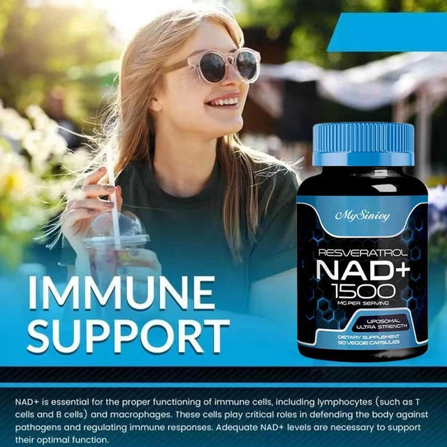 NAD SUPPLEMENT, 1500MG - Liposomal NAD+ Supplement with Resveratrol £11 ...