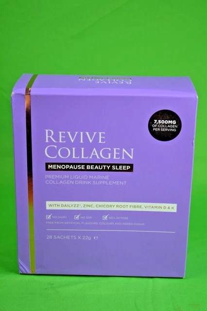 REVIVE COLLAGEN MENOPAUSE Beauty Sleep x28*22G SACHETS Premium Liquid ...