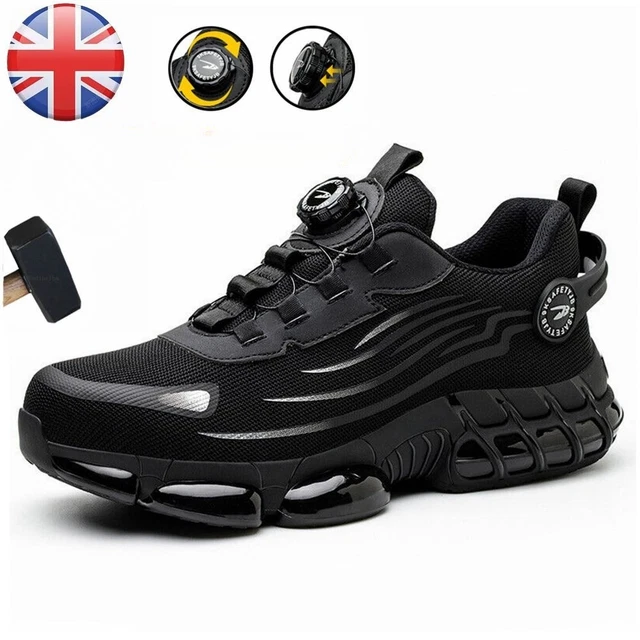 MEN WOMEN SAFETY Trainers Safety Shoes Steel Toe Cap Trainers Work ...