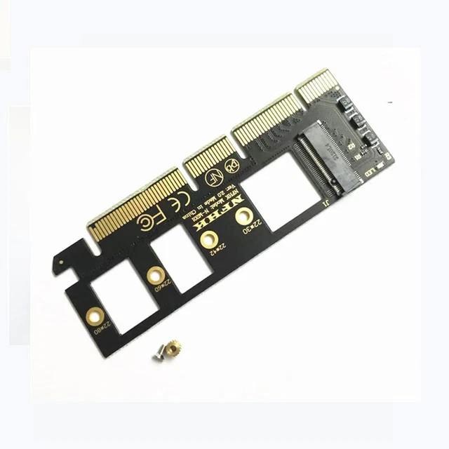M KEY M.2 NVME AHCI SSD To PCI-E PCI Express 3.0 16x x4 Adapter ZR EUR ...