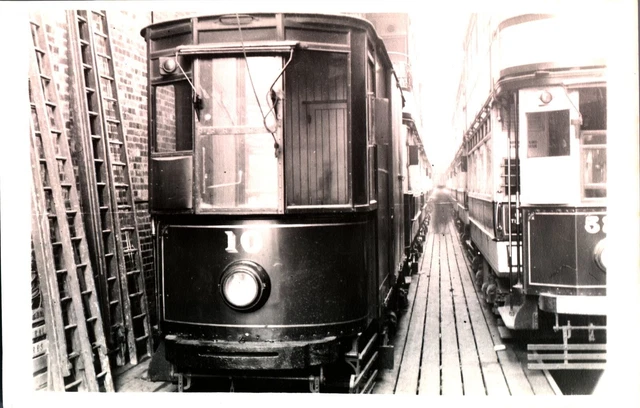 ORIGINAL REAL PHOTOGRAPH Tram Birmingham 10 Tool tramcar circa 1940 £5. ...