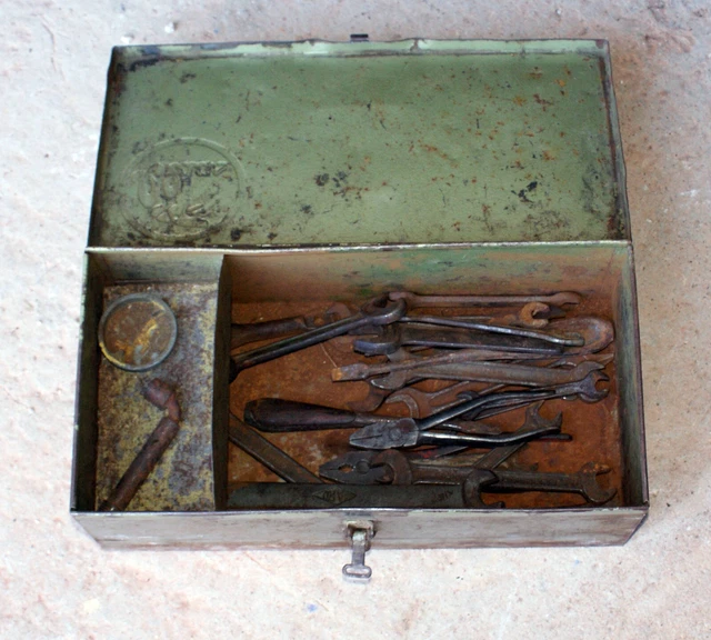 WW2, WH : CAISSE à OUTILS MECANO GERMAN TOOL BOX MECHANIC EUR 80,00 ...