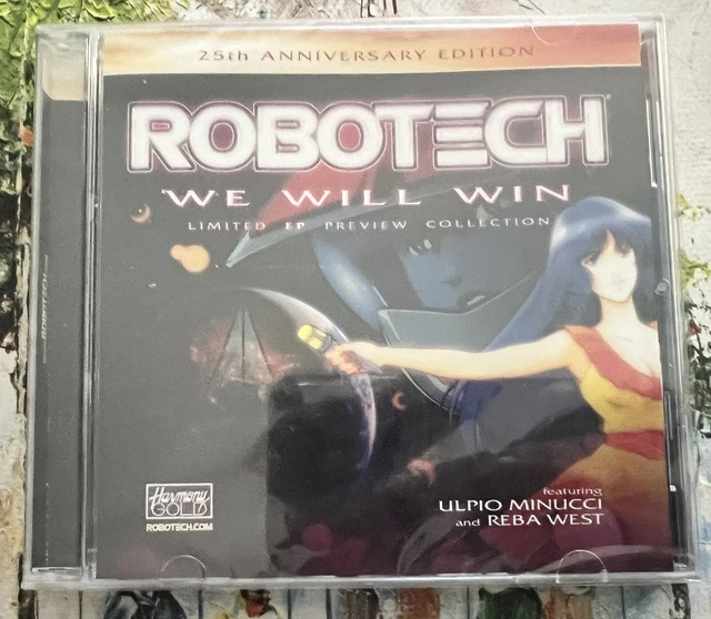 EP LIMITÉ ROBOTECH 25th Anniversary We Will Win CD Ulpio Minucci/Reba ...