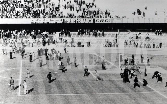 FOTO VINTAGE CALCIO, invasione Napoli vs Modena, 1963, stampa 24 x 18 ...