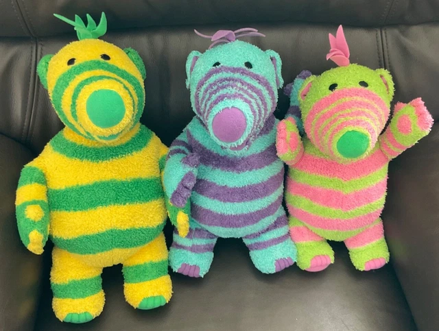 FISHER PRICE THE Fimbles Large Florrie, Fimbo & Baby Pom Soft Toys £39. ...