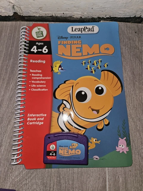 LEAPFROG LEAPPAD DISNEY FINDING NEMO - READING BOOK & Cartridge -150 £4 ...