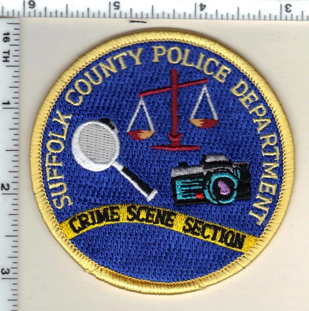 SUFFOLK COUNTY POLICE (New York) Crime Scene Section Shoulder Patch $24 ...